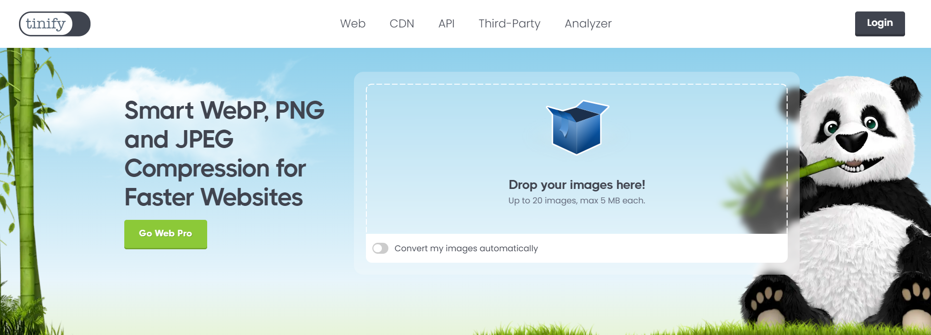 パンダマークの画像圧縮「TinyPNG」でJPEG画像の容量を削減｜SEOに効果的な圧縮方法を解説 weblife blog